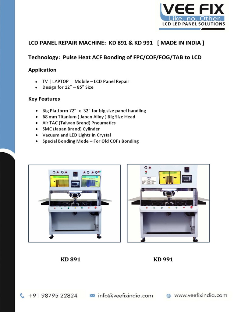 LCD Repair Bonding Machine | PDF | Liquid Crystal Display ...