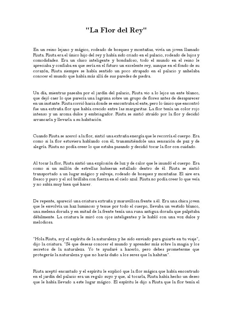 La Flor Del Rey | PDF | Unicornio | Mago (fantasía)