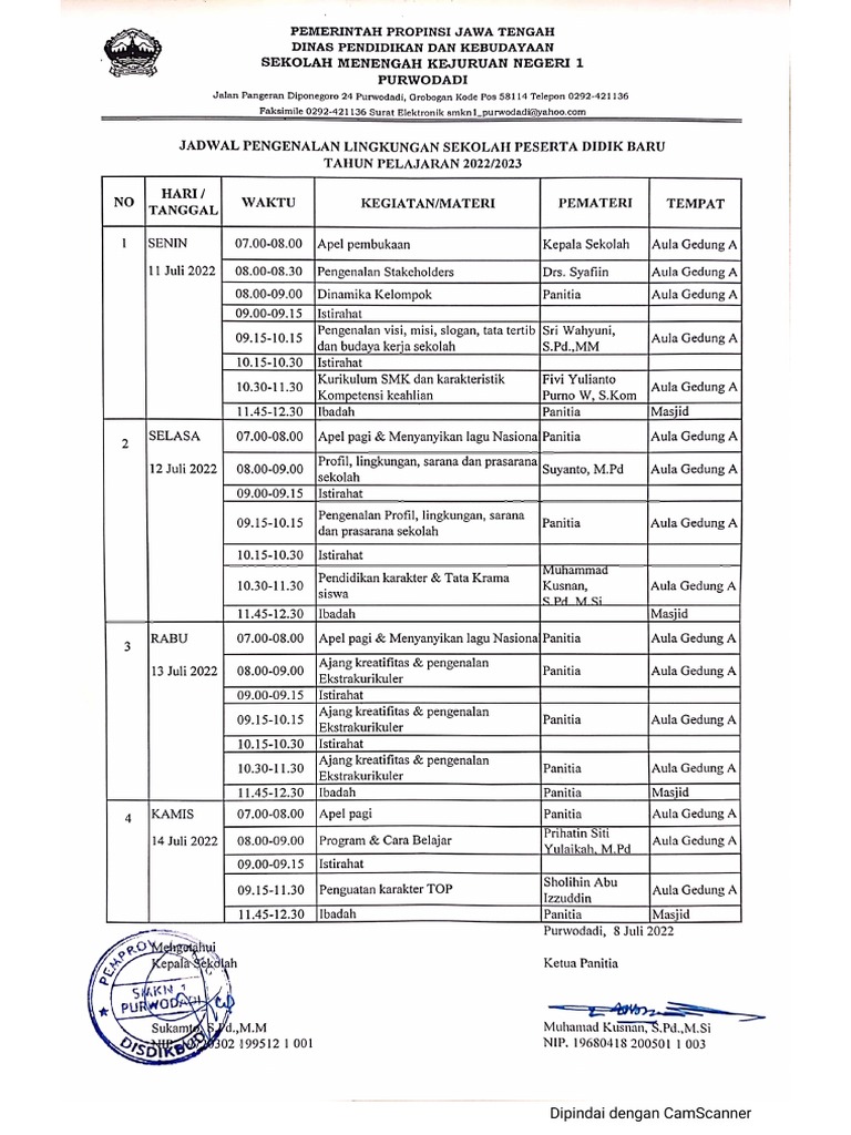 Jadwal Mpls 2022 | PDF Jadwal Mpls 2022 | PDF