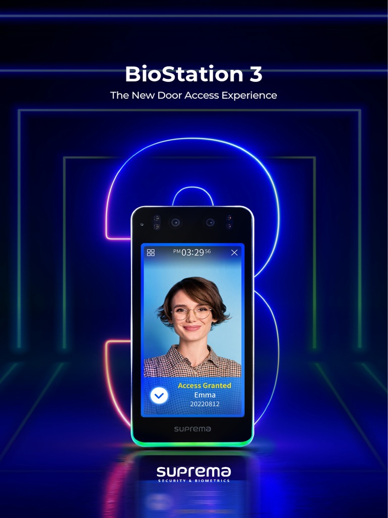 BioStation 3 - Sept 2022 | PDF | Access Control | Biometrics