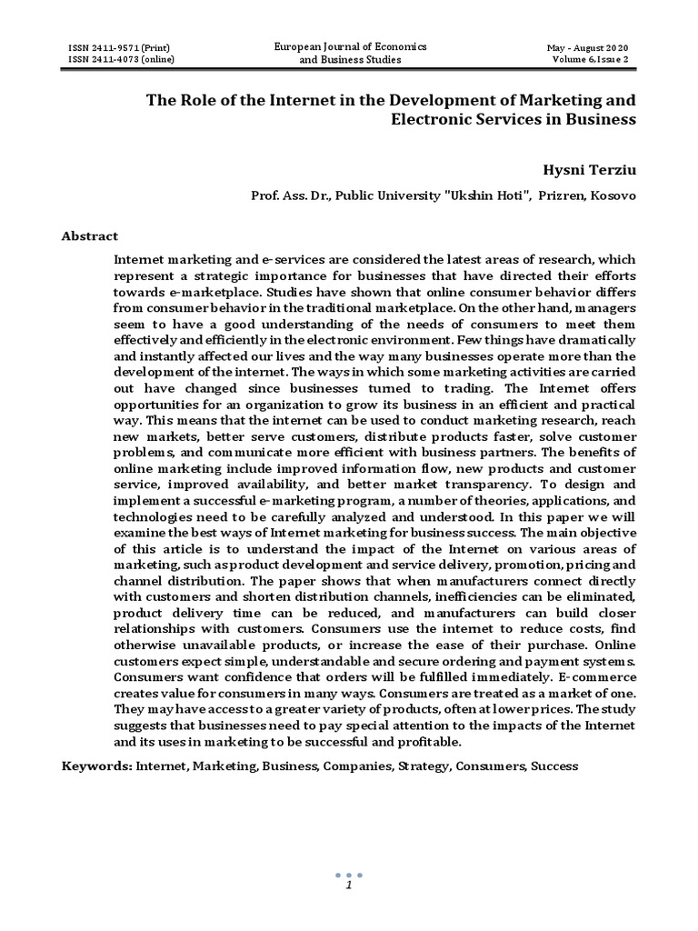 Terziu | Download Free PDF | Marketing | Internet