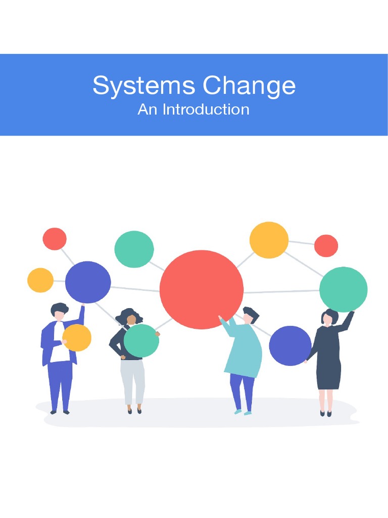Systems Change Book | PDF | Cognitive Science | Systems Science