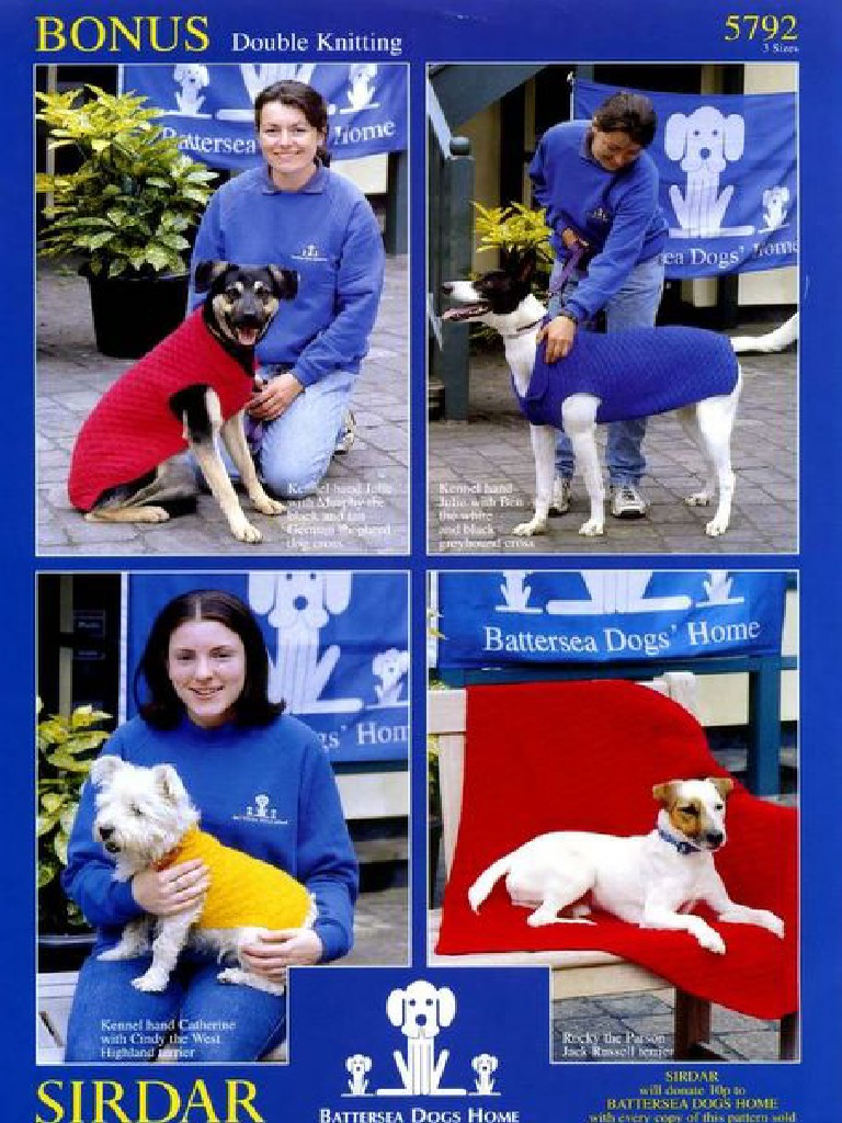 Sirdar - 5792 - Dog Coats (K) | PDF