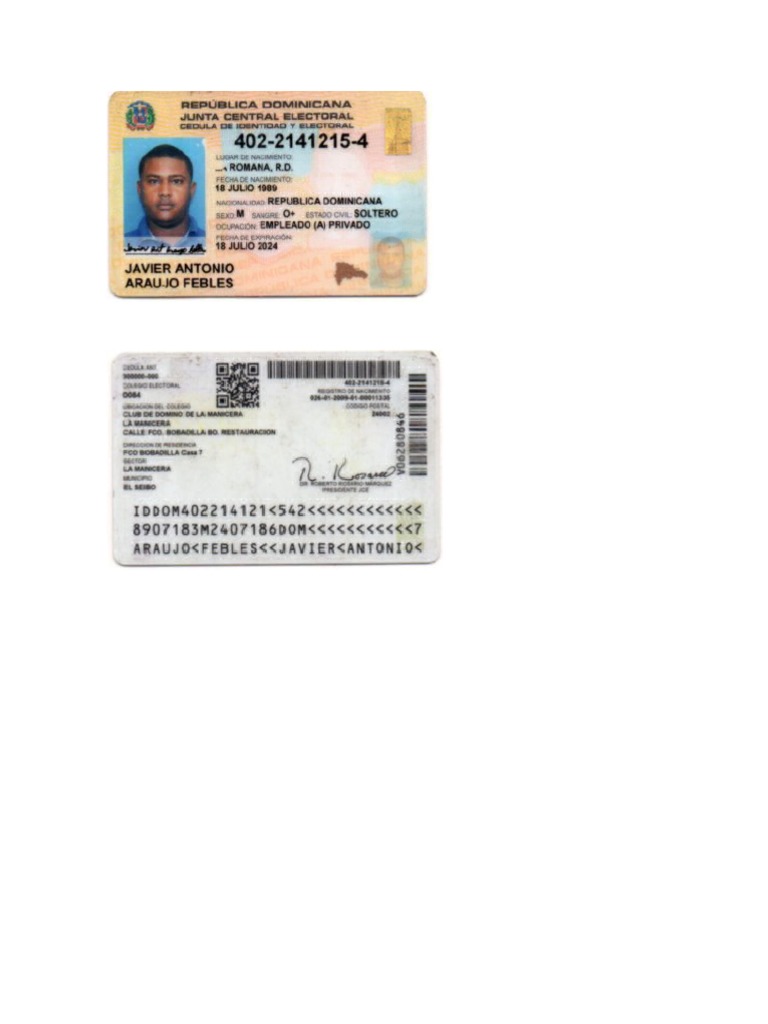 Cedula Escaner 005 | PDF