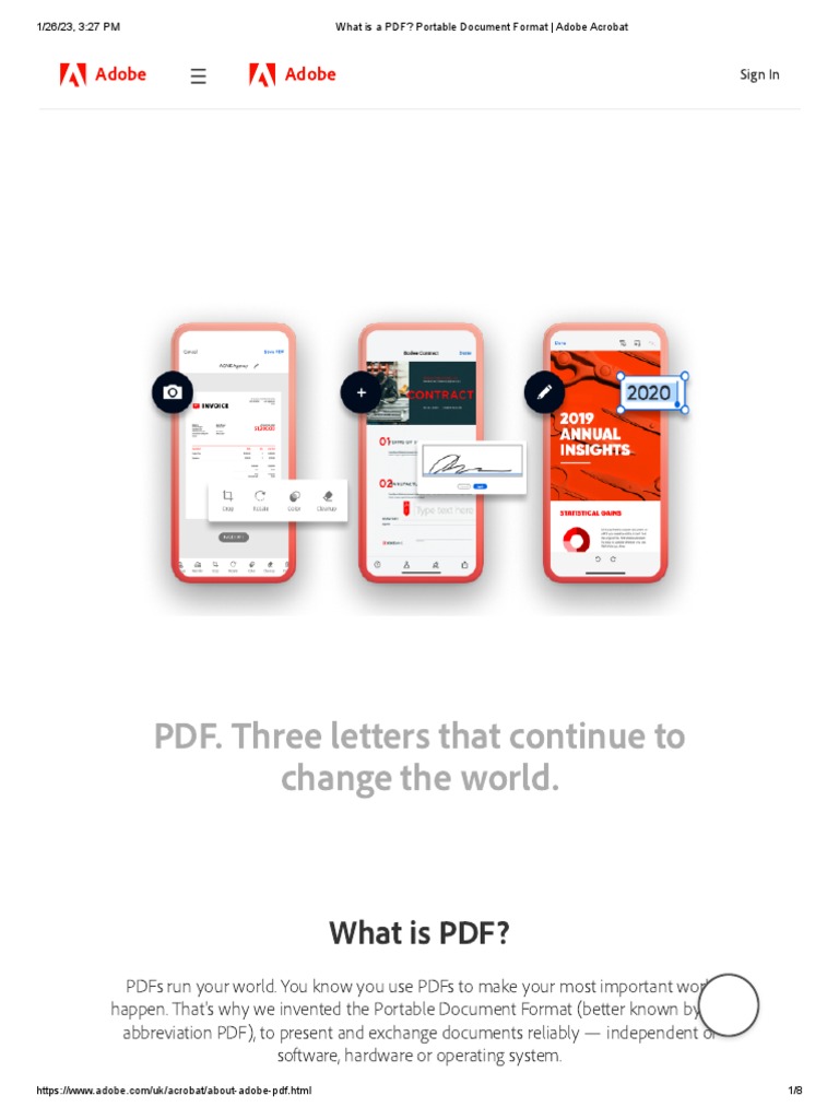 What Is A PDF - Portable Document Format - Adobe Acrobat | PDF | Software Engineering ...