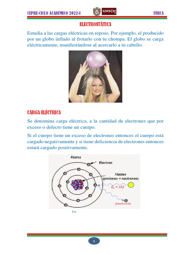 Fundamentos de Electrostática en Física | PDF | Condensador | Electricidad