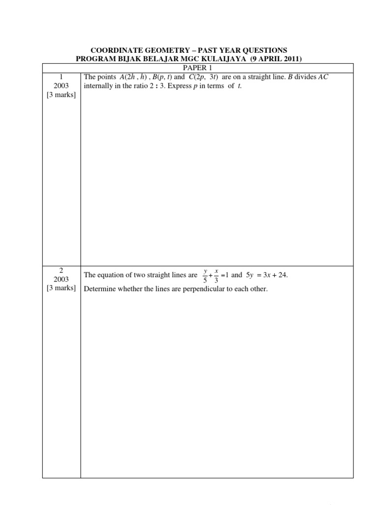 Unit 6 Coordinate Geometry Solutions | PDF | Line (Geometry) | Circle