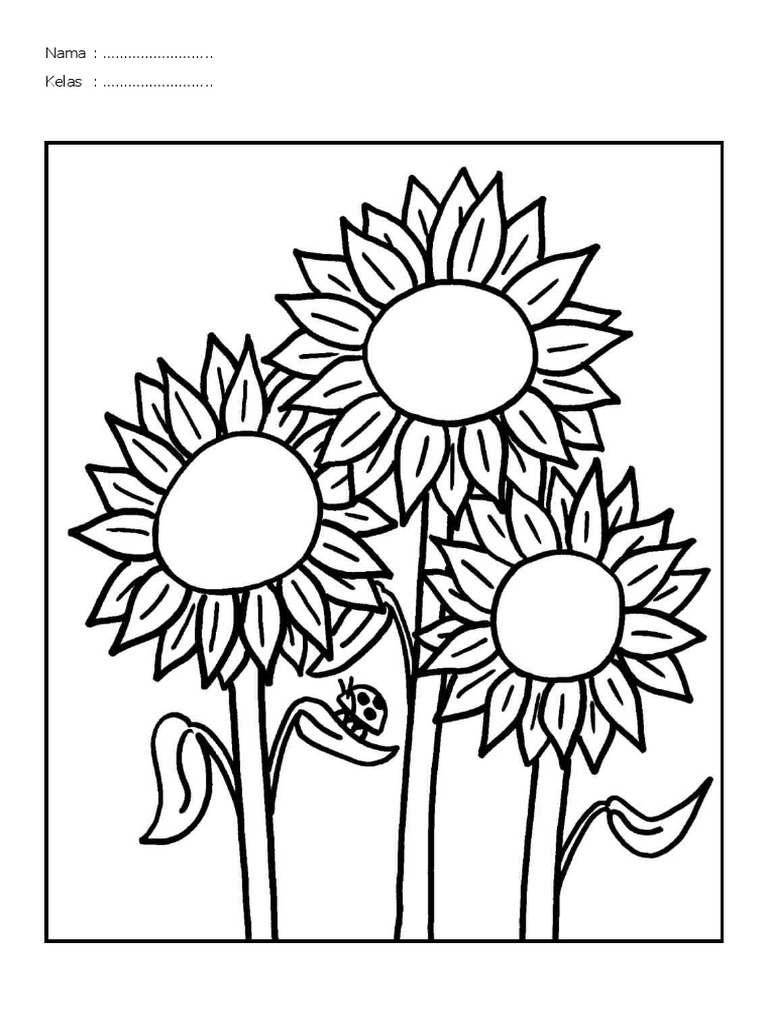 Mewarnai Bunga | PDF