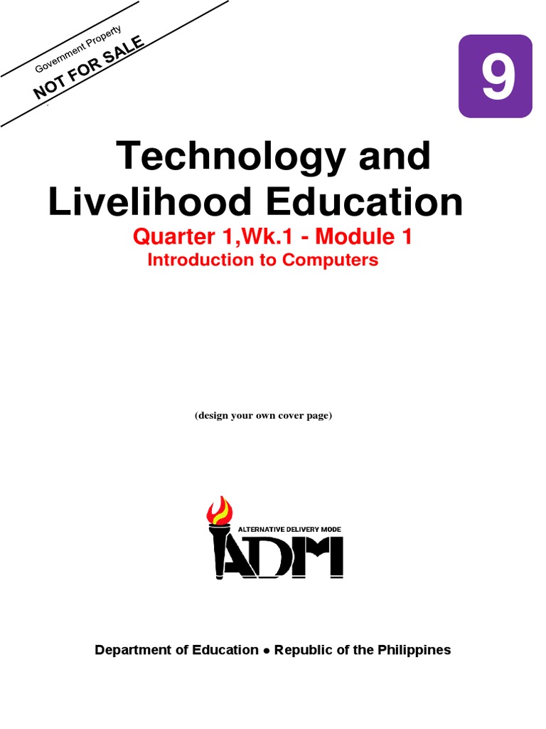 Tle9 Ict Css Q1 Mod1 Introductiontocomputers V3 Pdf Laptop Desktop Computer