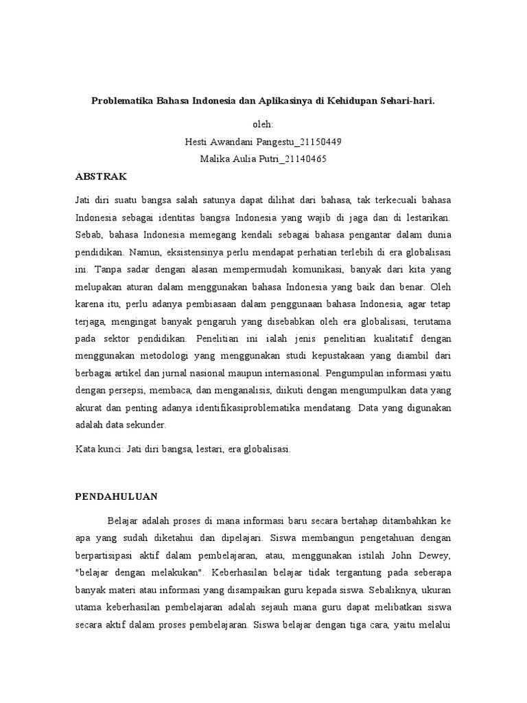 Artikel Bindo Kelompok | PDF