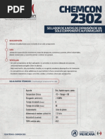 Ficha Tecnica Chemcon 2302 | PDF | Pascal (Unidad) | Materiales