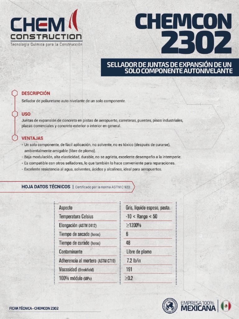 Chemcon 2302 Gris | PDF