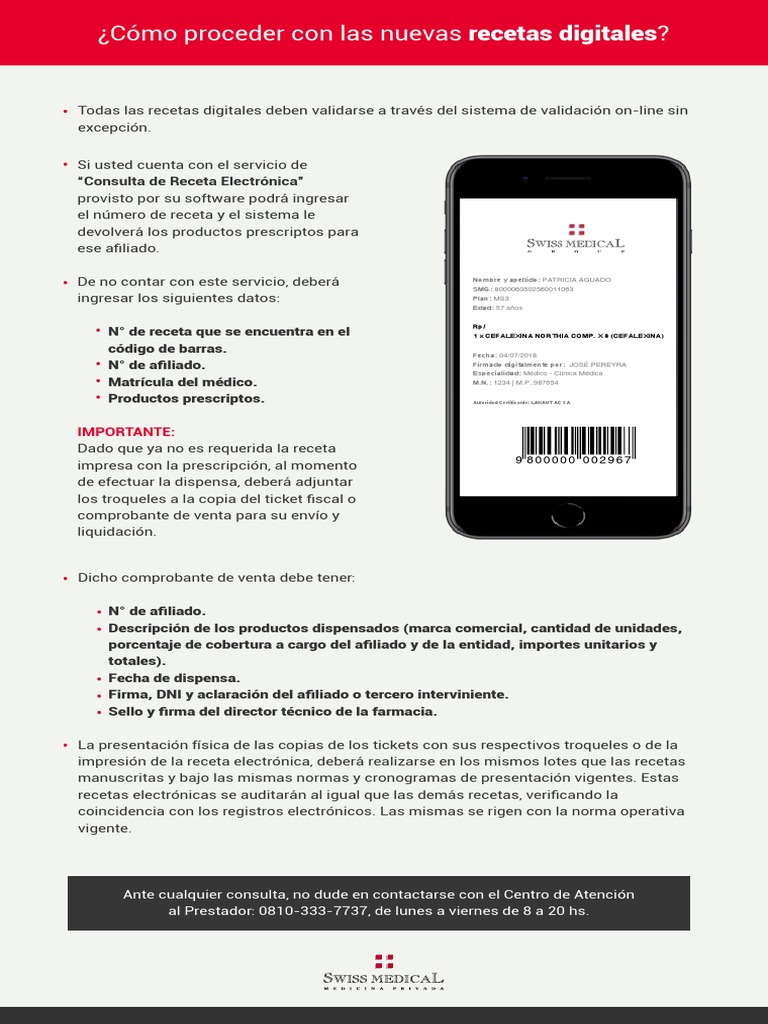 Instructivo Receta Digital | PDF