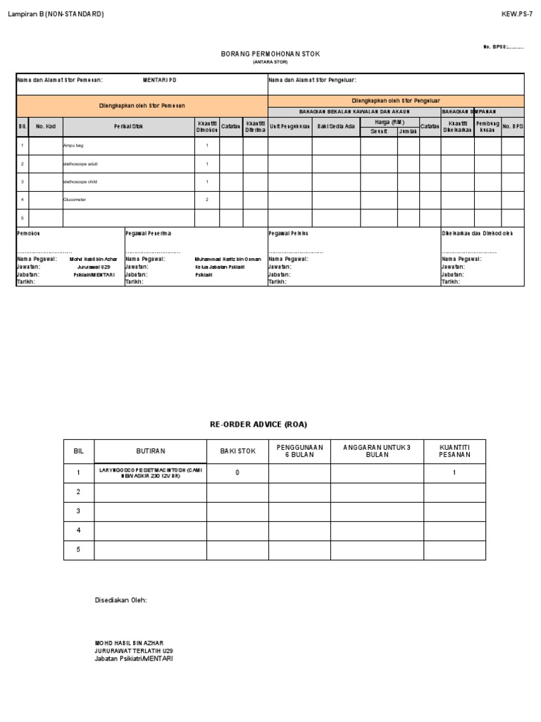 Kew Ps 7 & Roa (Pharma Niaga) | PDF