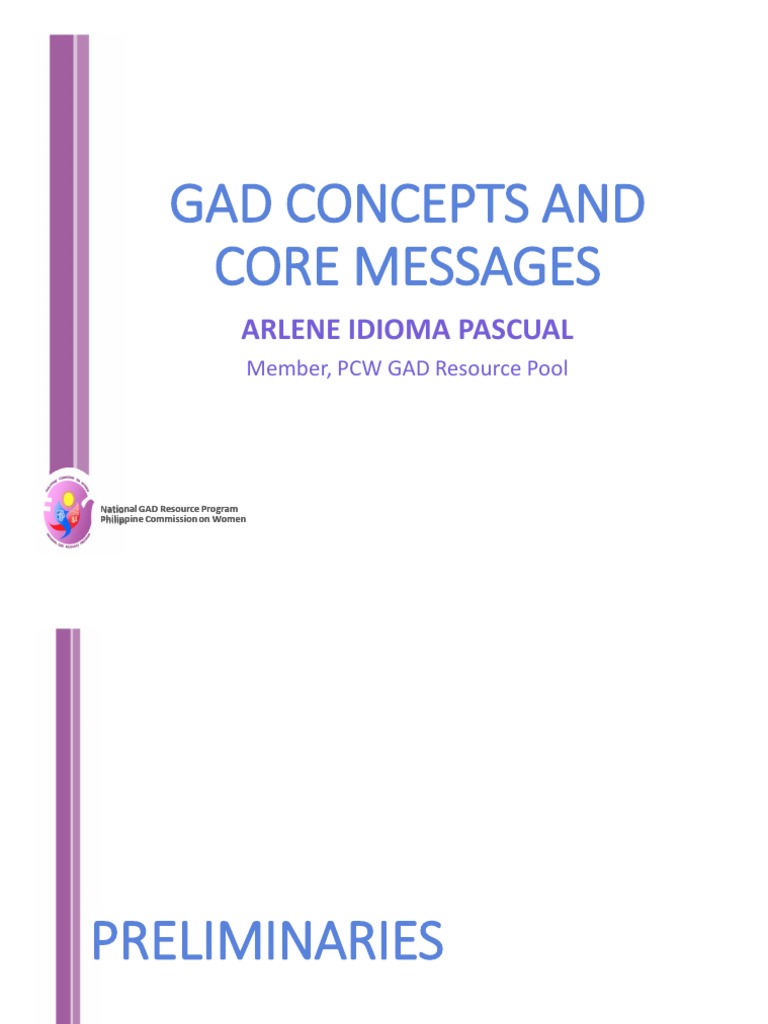 02 Gad Concepts Core Messages | PDF