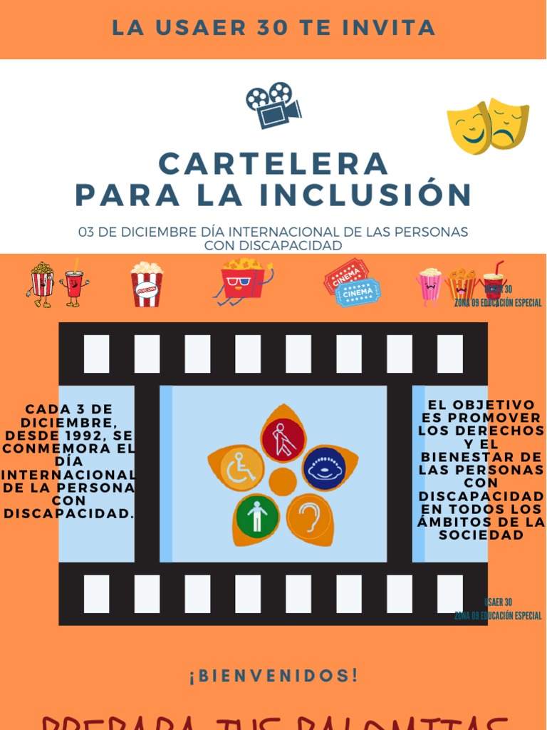 Cartelera para La Inclusión (1) - 1 | PDF | Educación especial