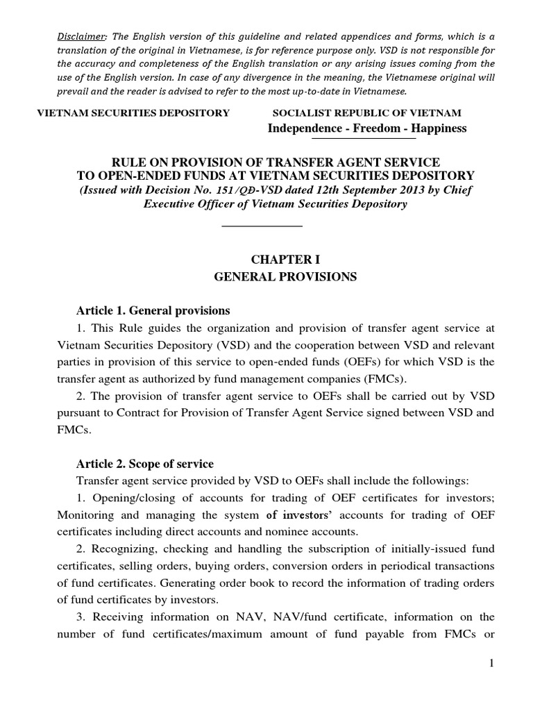Open-Ended Fund | PDF | Securities (Finance) | Identity Document