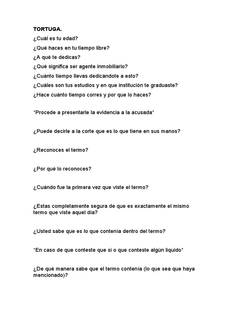 Preguntas Ministerio Publico | PDF