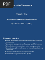 Chapter 1 - OM (Stevenson) | PDF | Supply Chain | Economies