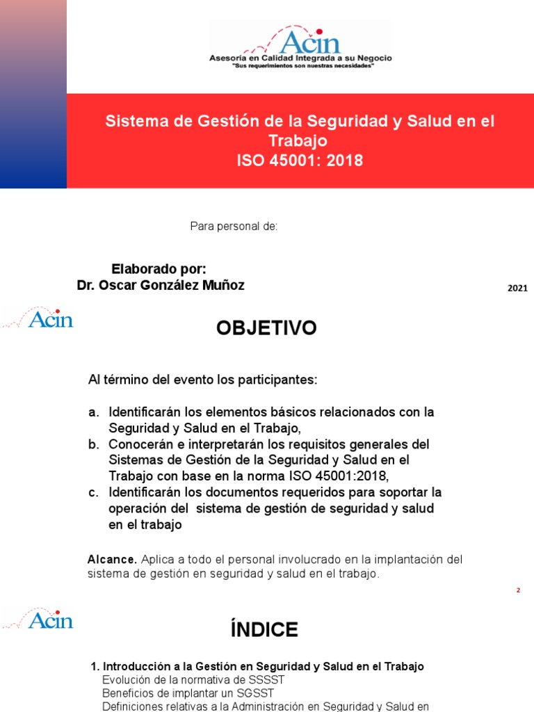 Iso 45001 2018 | PDF | Planificación | Riesgo