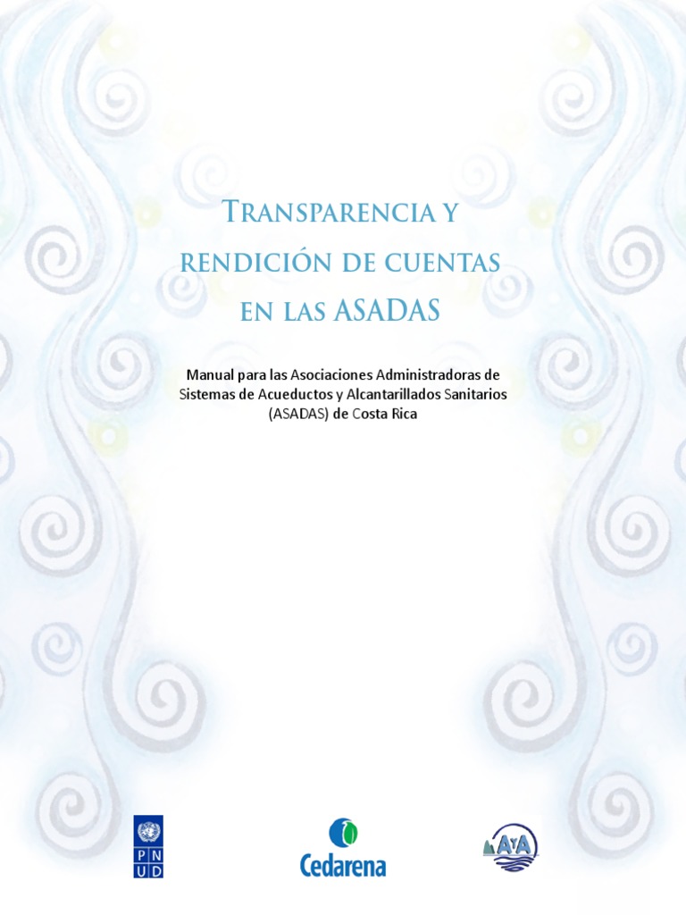 Manual para Las ASADAS - Cedarena - Transparencia y Rendición de ...