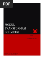 Transformasi Geometri MATEMATIKA 9 SMP | PDF