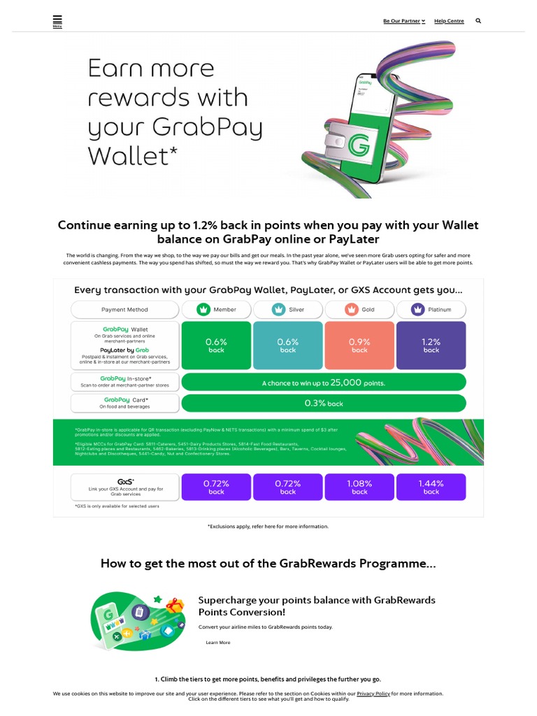 Grab Loyalty Programme - Grab SG | PDF | Credit Card | Debit Card