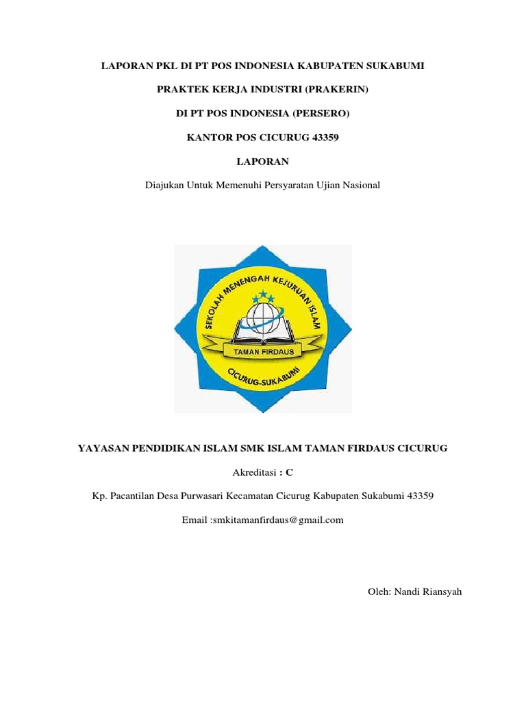 Nandi Laporan PKL | PDF