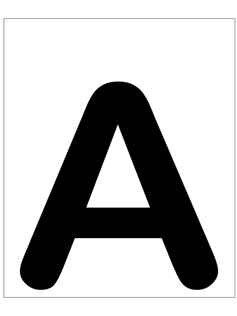 Abecedario Letras Grandes-1 | PDF