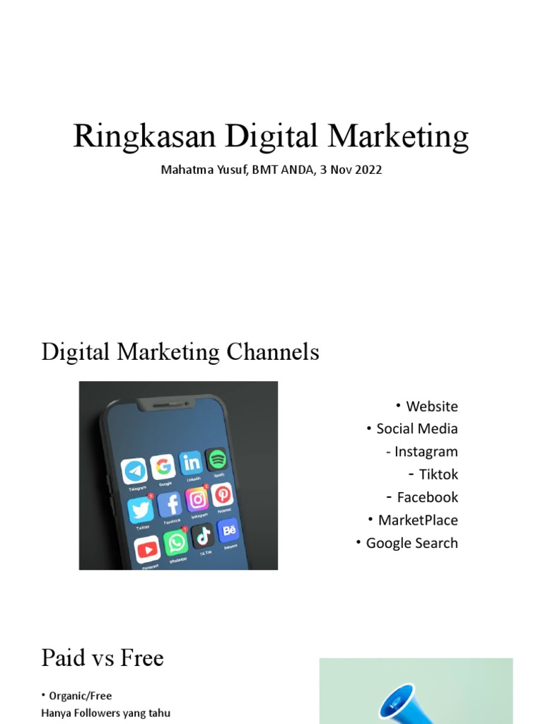 Basic Digital Marketing | PDF | Karier & Perkembangan