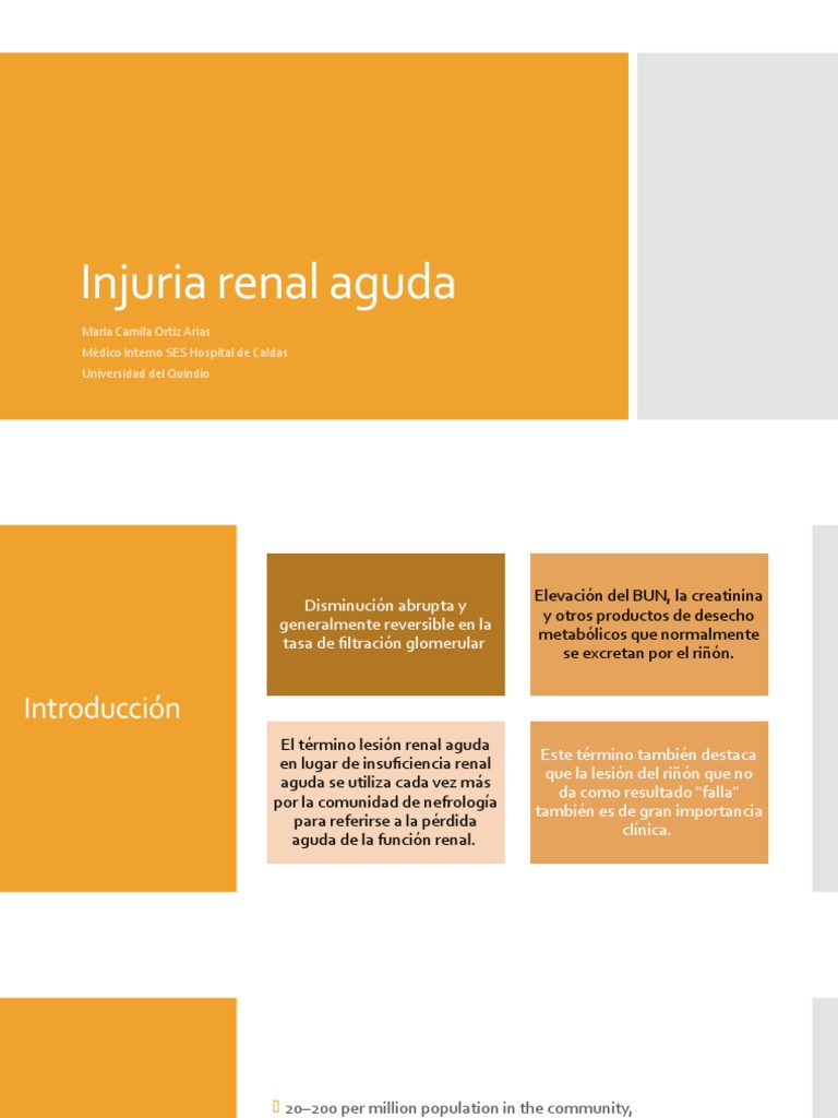 Injuria Renal Aguda SES | PDF | Septicemia | Medicina Interna
