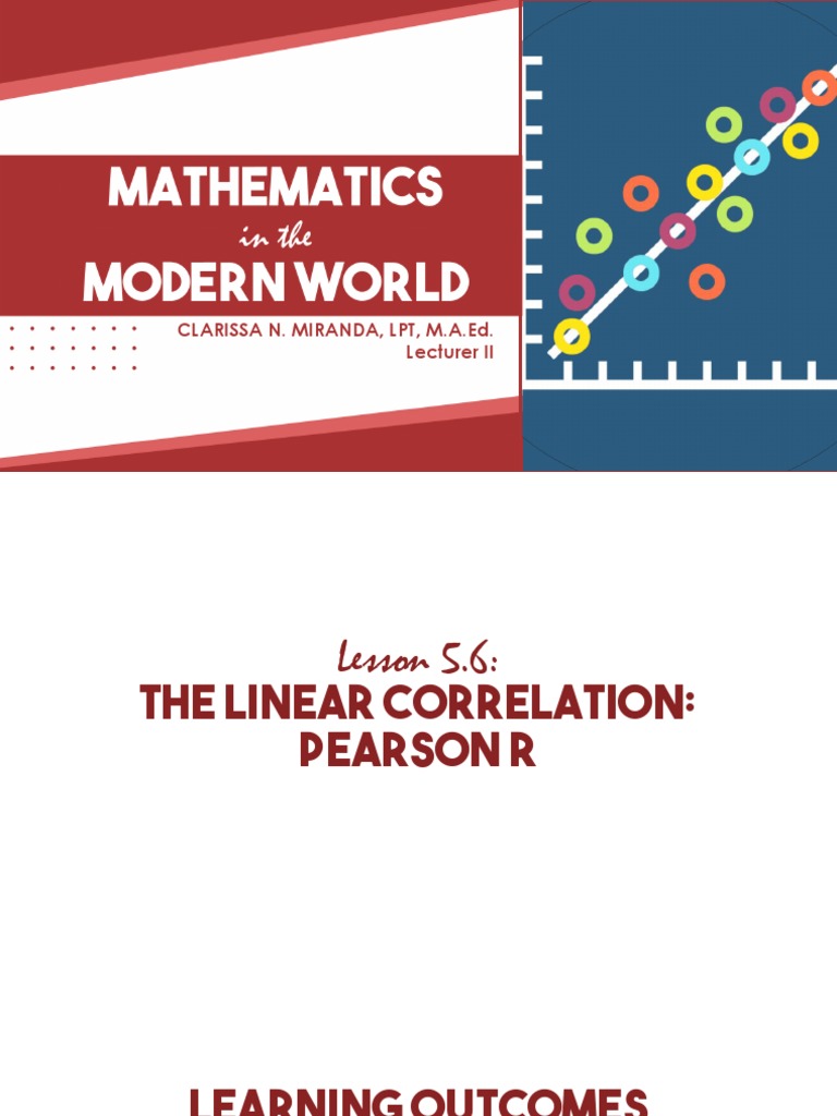 Module 5.6 - 5.7 Pearson R and Regression | Download Free PDF | Regression Analysis | Linear ...