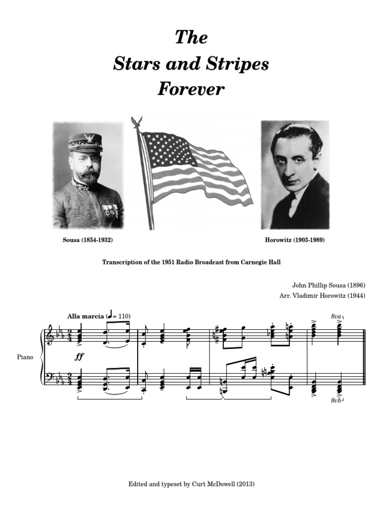 Horowitz's "Stars and Stripes Forever" | PDF
