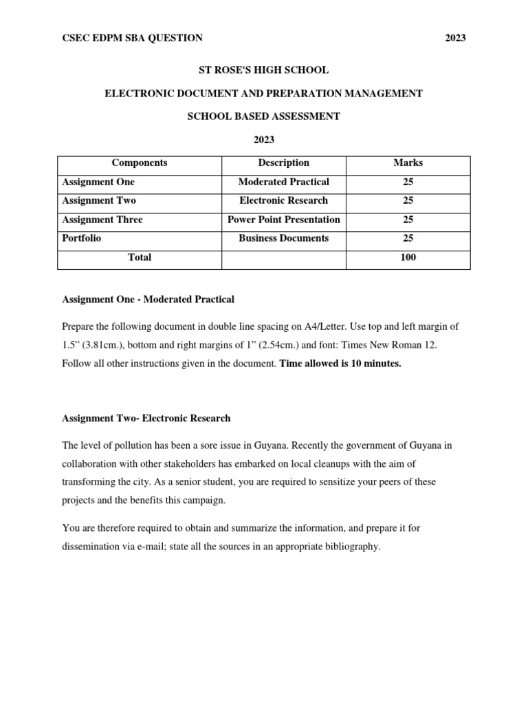Edpm Sba Questions 2023 | PDF | Employment | Business