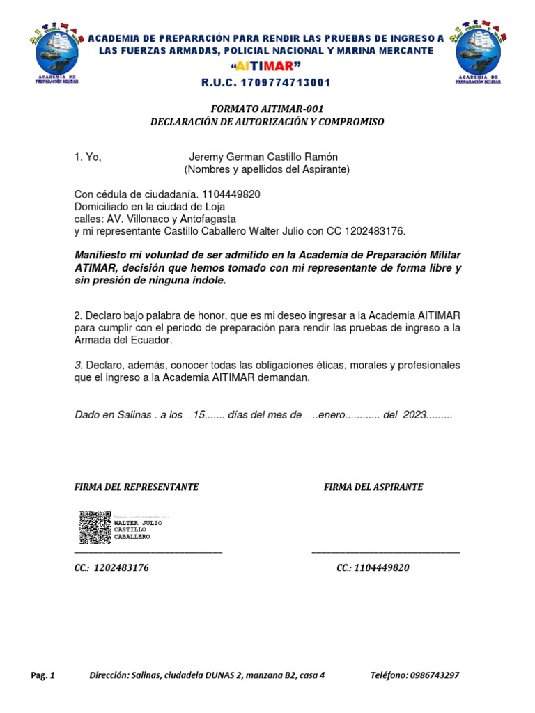 DOCUMENTO DE RESPONSABILIDAD PARA AITIMAR 2023-Signed-Signed-Signed ... DOCUMENTO DE RESPONSABILIDAD PARA AITIMAR 2023-Signed-Signed-Signed ...
