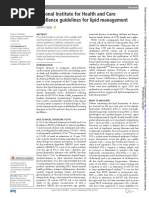 2021 CCS Dyslipidemia Pocket Guide | PDF | Coronary Artery Disease | Statin