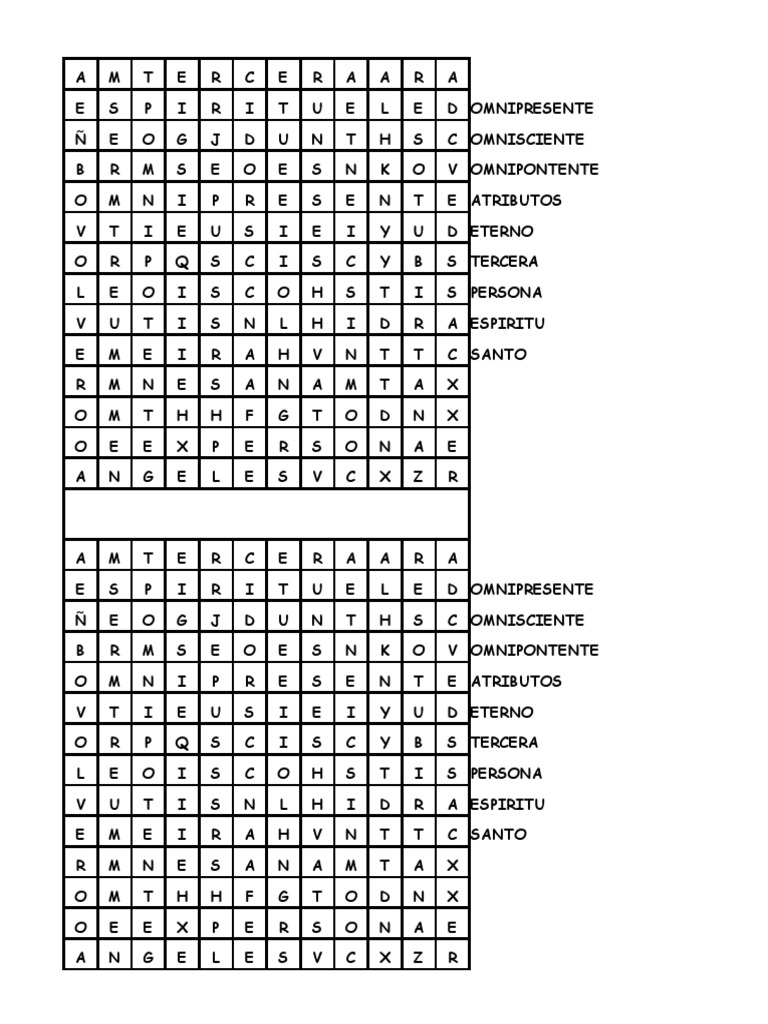 Sopa de Letras | PDF