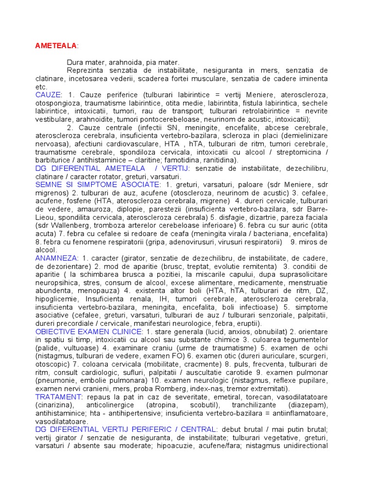 Causas y Tipos de Ameteala y Vertij | PDF | Relaciones personales ...