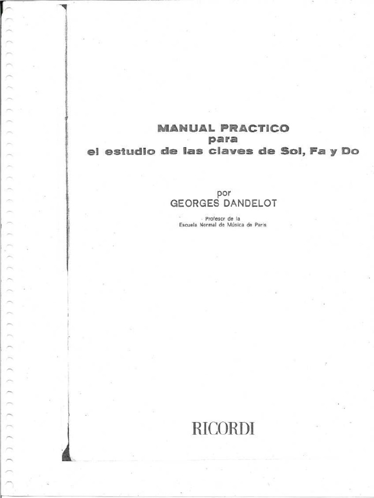 Georges Dandelot Estudios de Las Claves | PDF