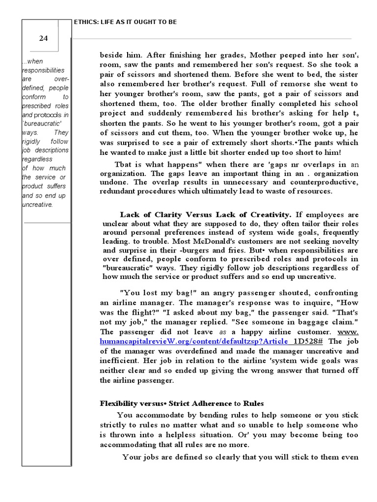 Lack of Clarity Versus Lack of Creativity. If Employees Are | PDF