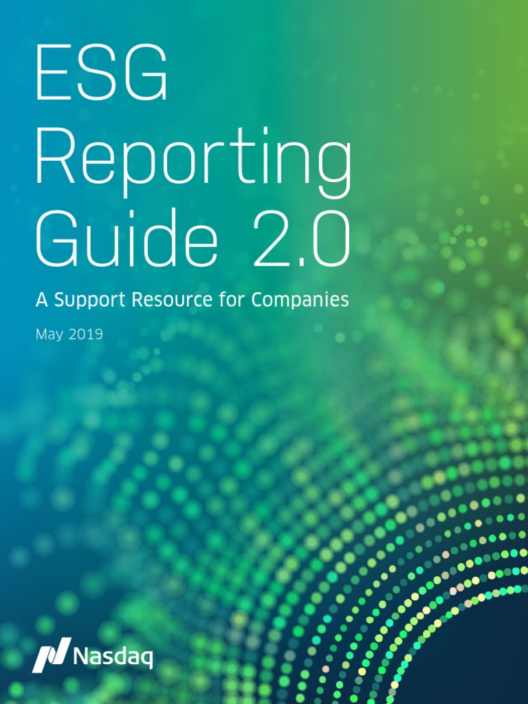 2019 ESG Reporting Guide | PDF | Business | Economies