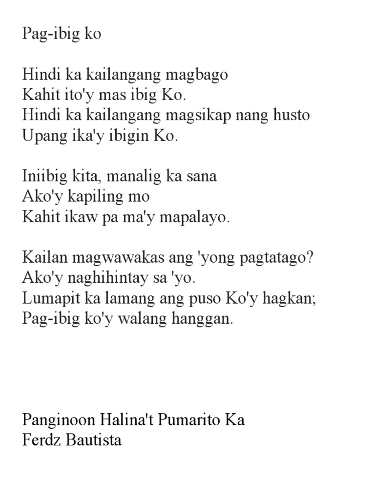 Lyrics | PDF