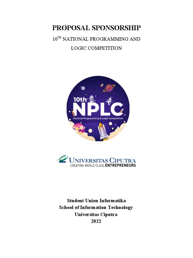 Sponsorship untuk 10th NPLC 2022 | PDF