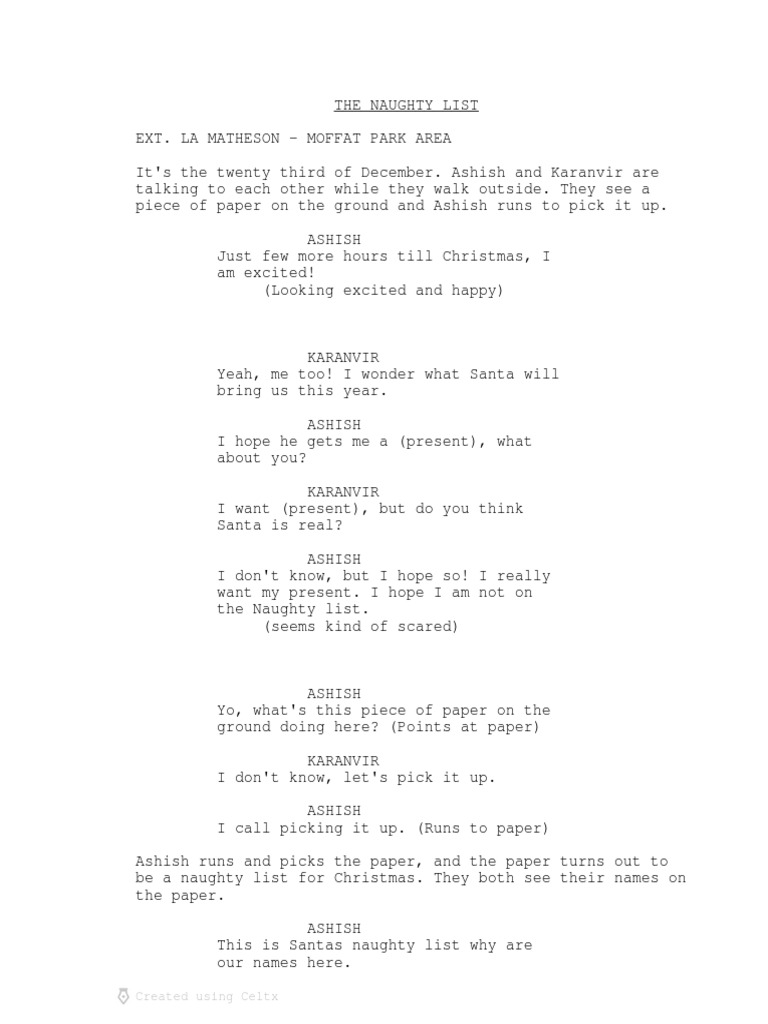 Script Ghuydkscghuasdks | PDF | Santa Claus