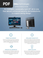 Dell Optiplex 7420 AIO Datasheet | PDF | Dell | Personal Computers
