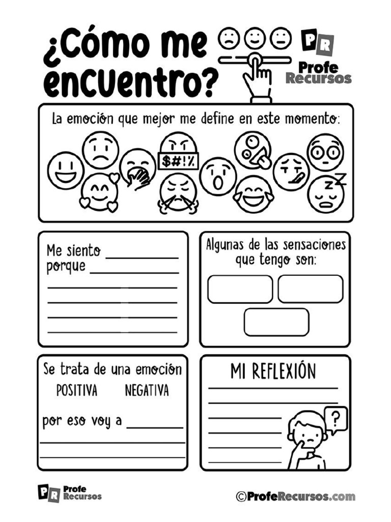 ¿Como Me Siento El Dia de Hoy Actividades | PDF