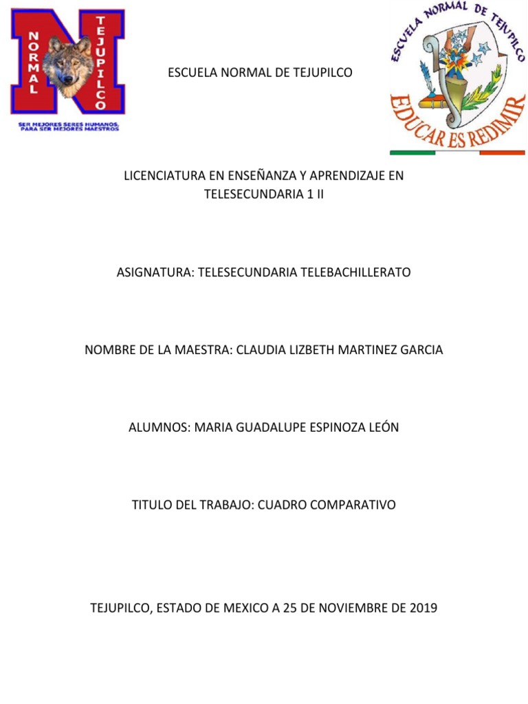 Escuela Normal de Tejupilco | PDF