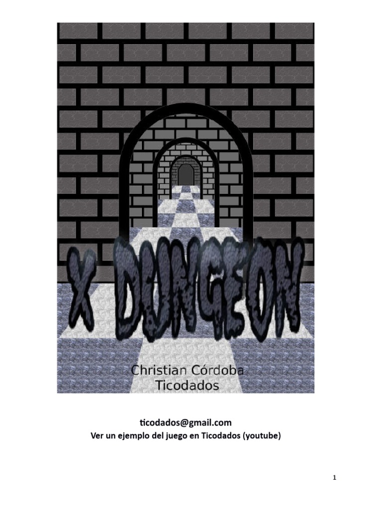 X Dungeon - ES - Ticodados | PDF | Métodos y materiales de enseñanza
