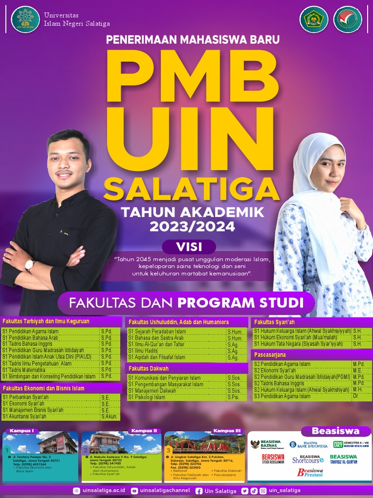 Brosur Uin Salatiga 2023 Newest | PDF