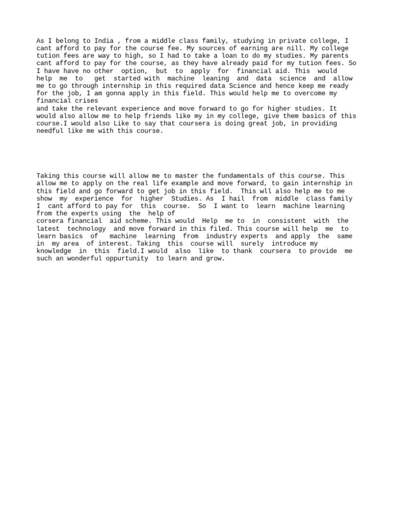 Coursera Template | PDF